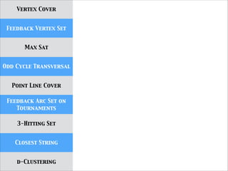 Fixed-Parameter Intractability | PPT