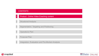 Wharton Online Capstone Project- Snapeal | PPTX