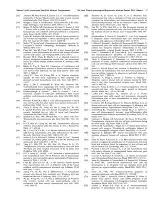 Wharton’s jelly mesenchymal stem cells as off the-shelf cellular ...