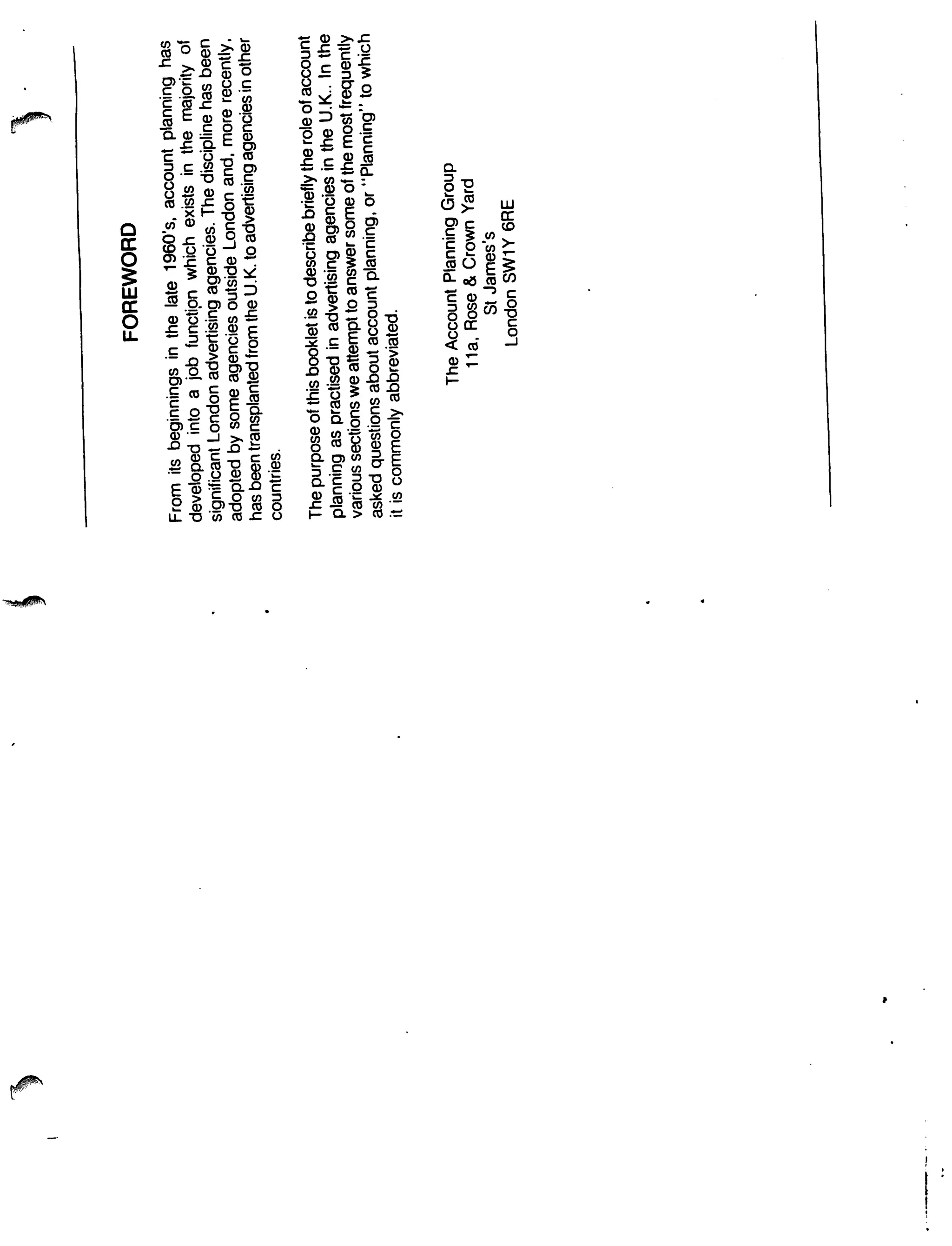 What is account planning apg | PDF