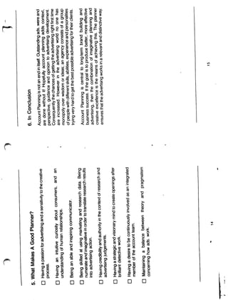 What is account planning apg | PDF