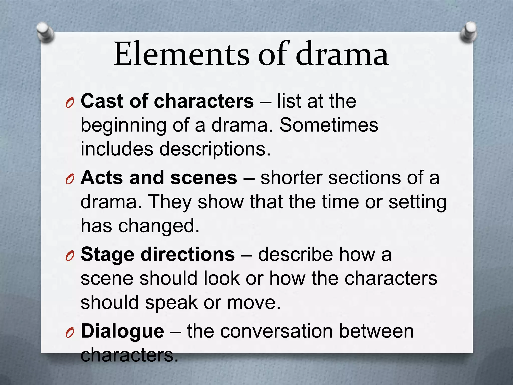What is drama | PPTX