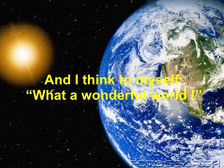 What A Wonderful World
