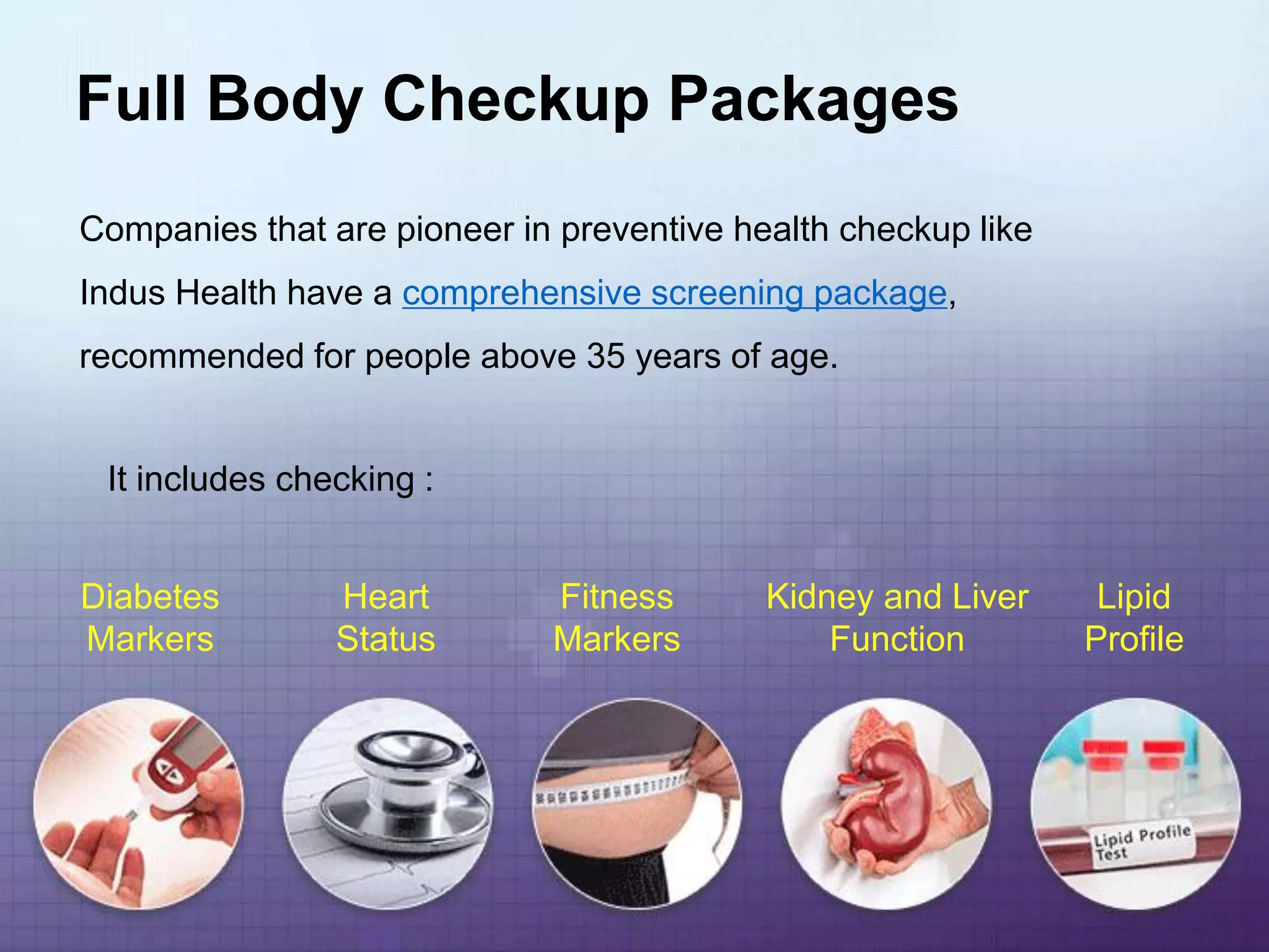 What & Why A Full Body Checkup? | PDF