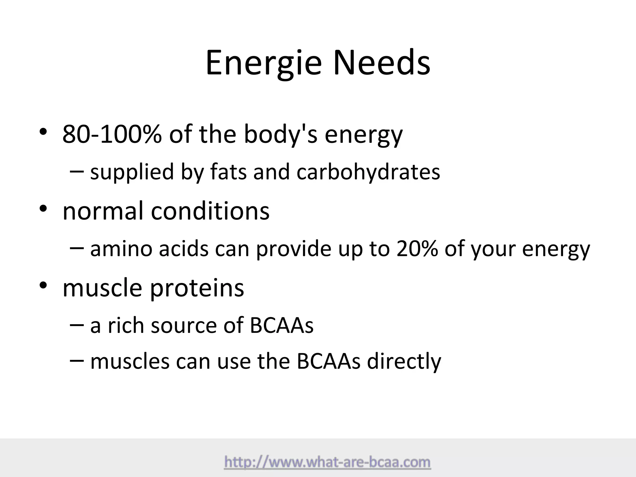 What are BCAA | PPT