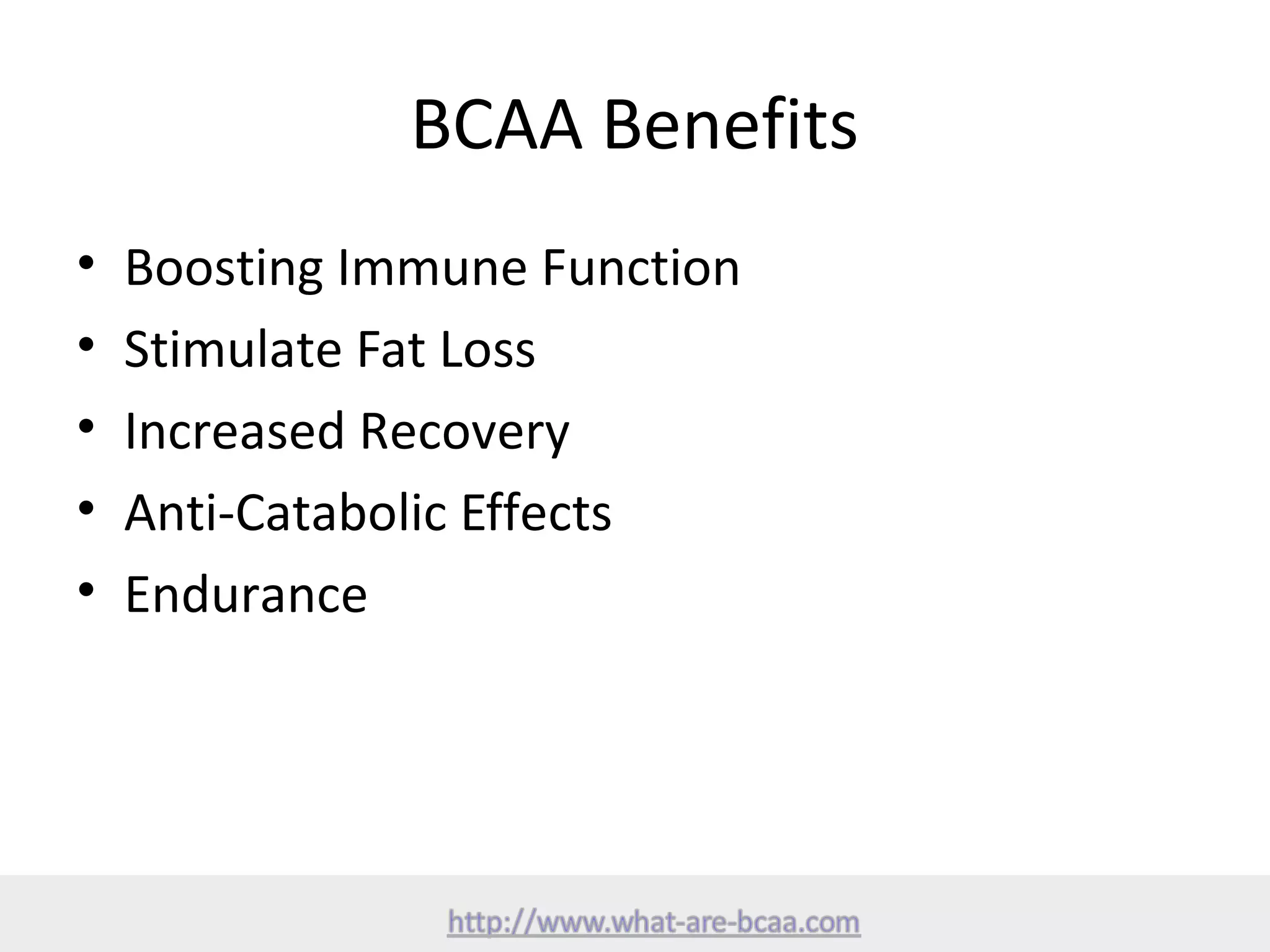 What are BCAA | PPT