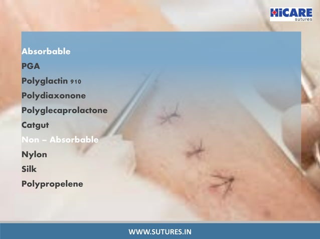 What are Sutures and Types of Sutures | PPT