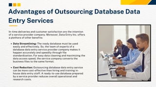 What Are the Benefits of Outsourcing Database Data Entry Services.pdf
