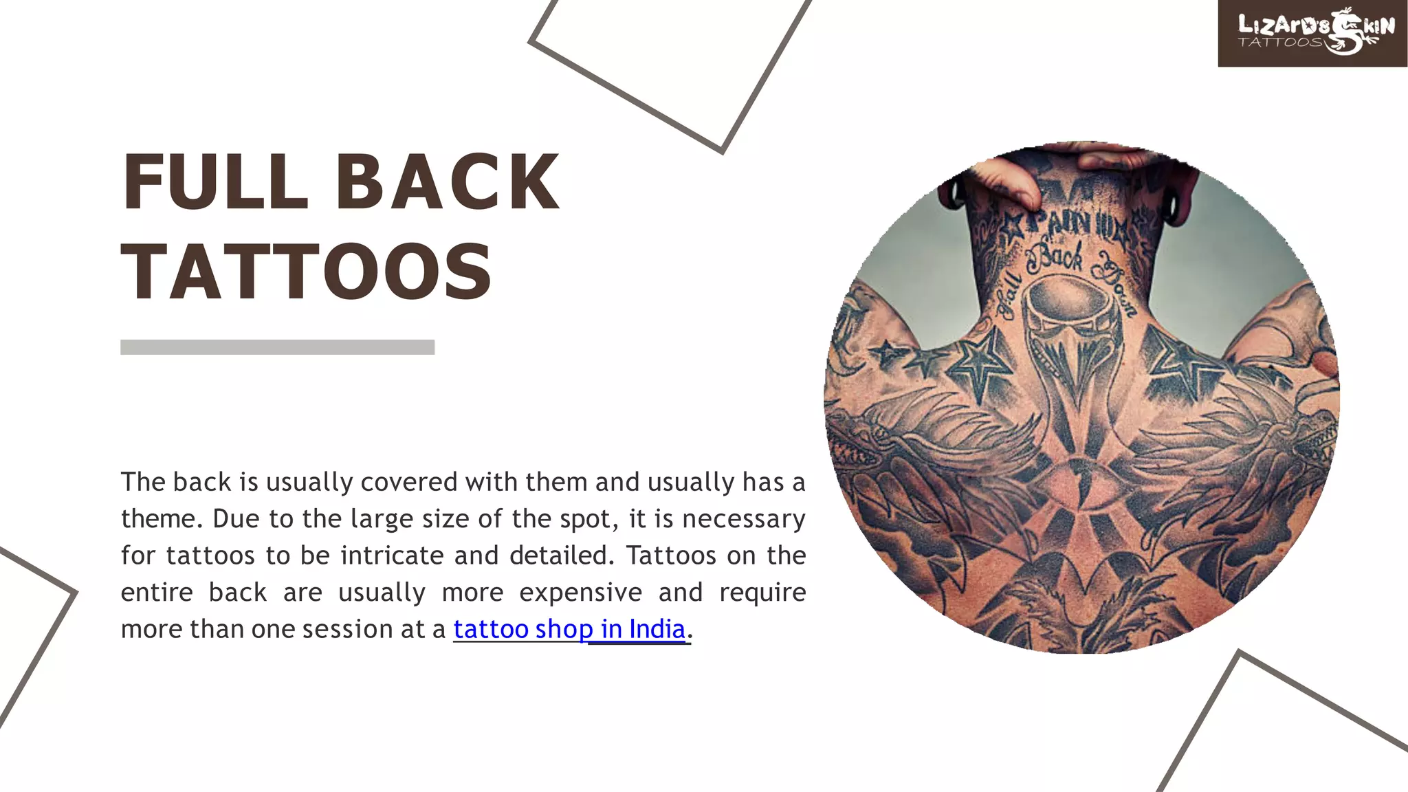What Are The Different Types Of Back Tattoos? | PPTX | Skin and ...