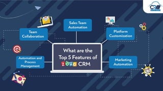 What are the Top 5 Features of Zoho CRM | PDF