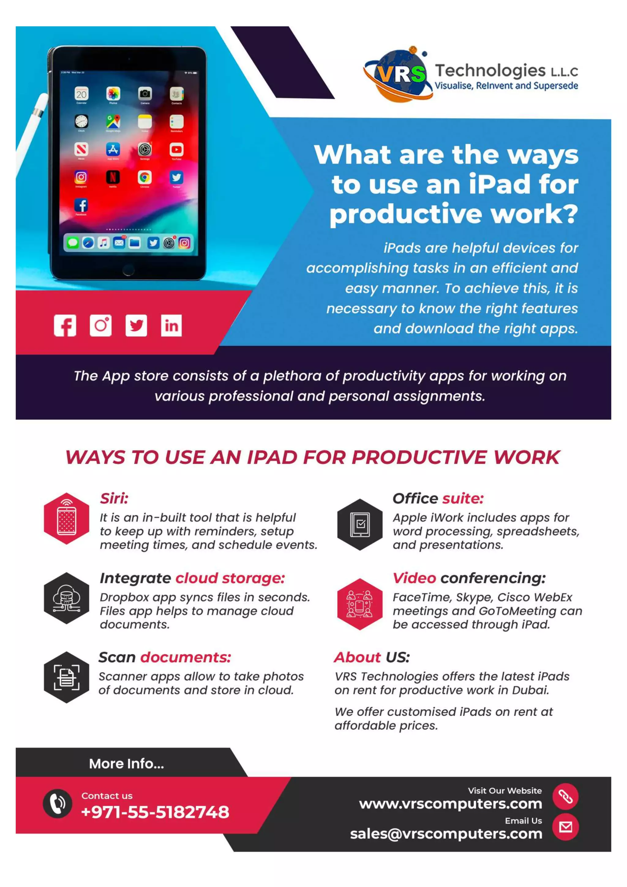 What are the Ways to Use an iPad for Productive Work? | PDF | Tablets ...
