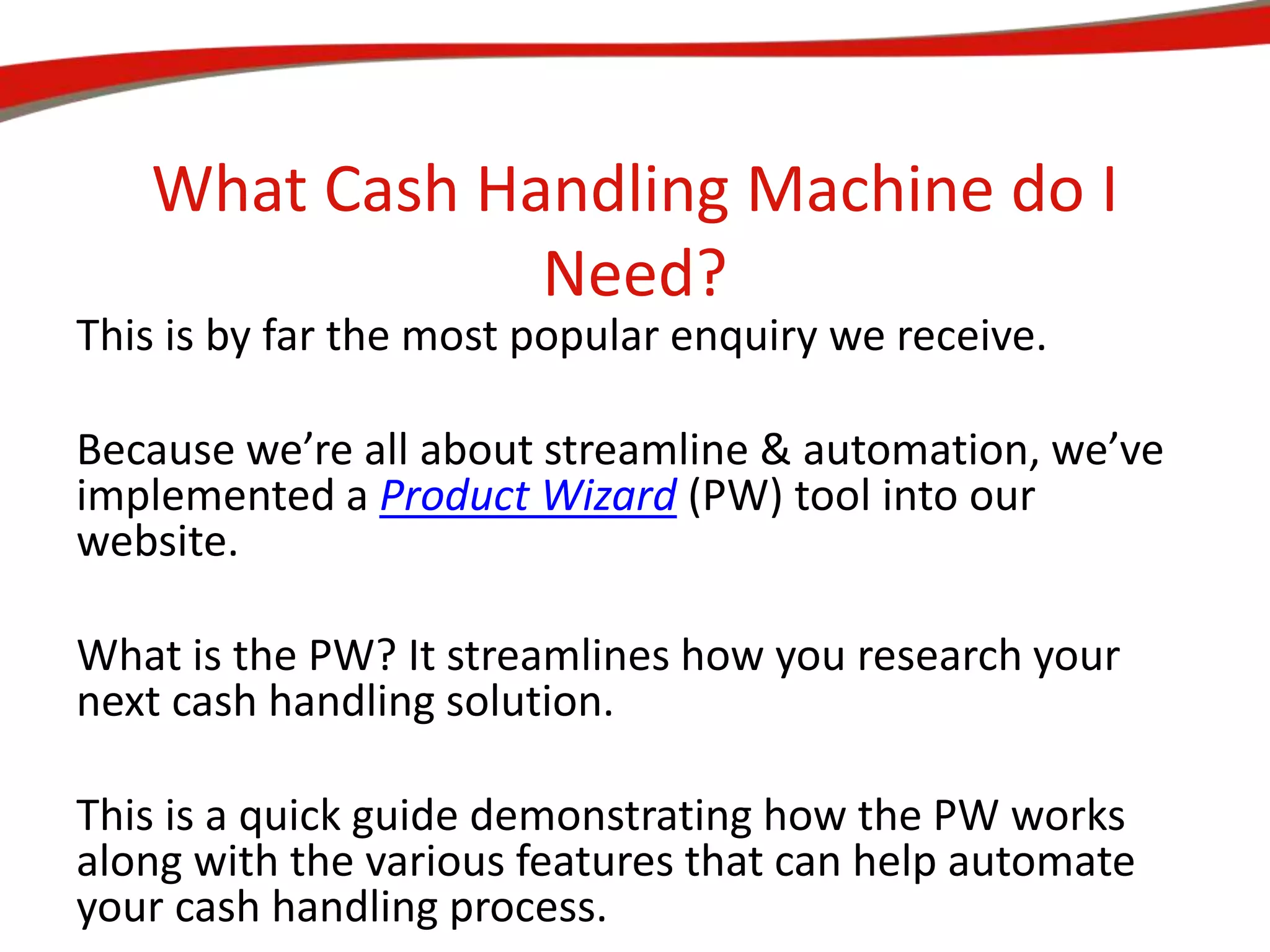 3 Steps to Automate your Cash Handling Procedures | PPT