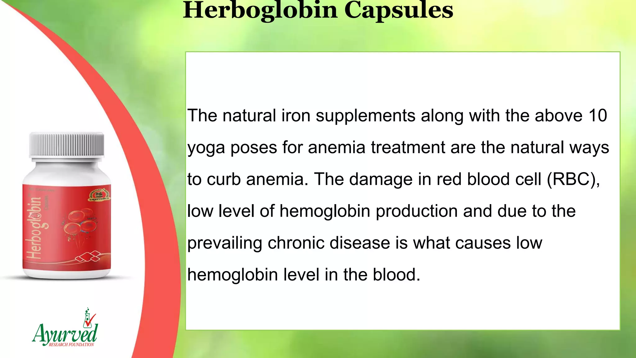 What Causes Anemia, Yoga Poses to Increase Low Hemoglobin, Treatment? | PDF