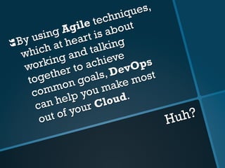 What DevOps is Not | PPTX