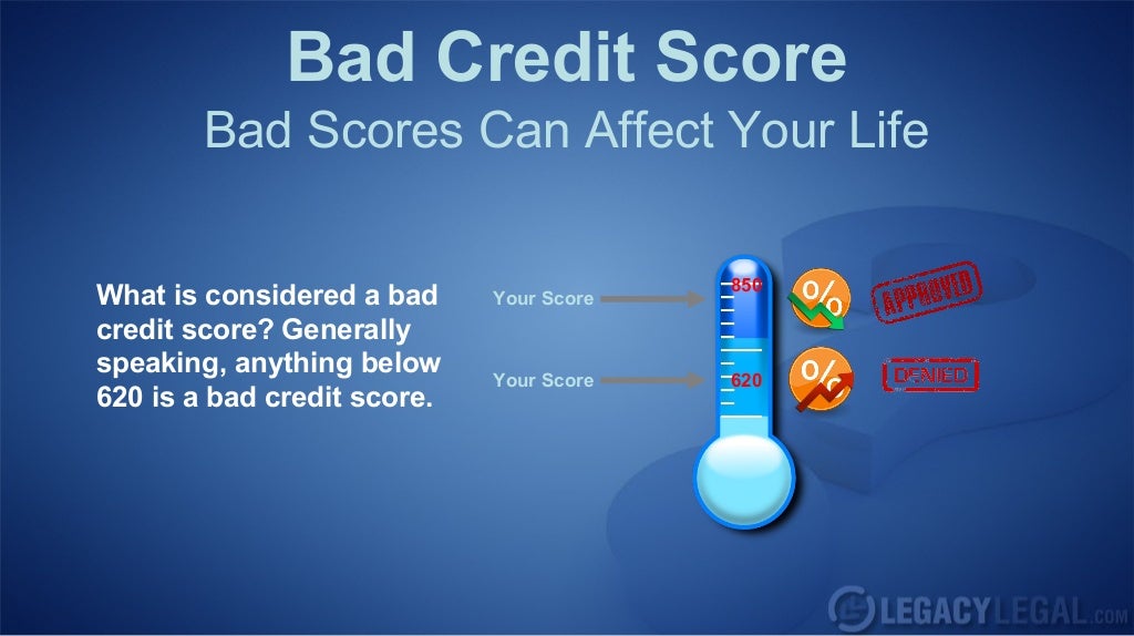 What Is Considered A Bad Credit Score What Is Considered A Bad Credit Score