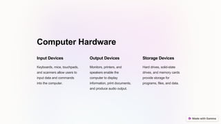 All about computer and Information and communication technology | PPT