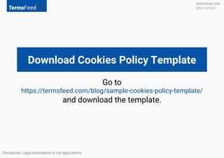 Definition of a Cookies Policy | PDF