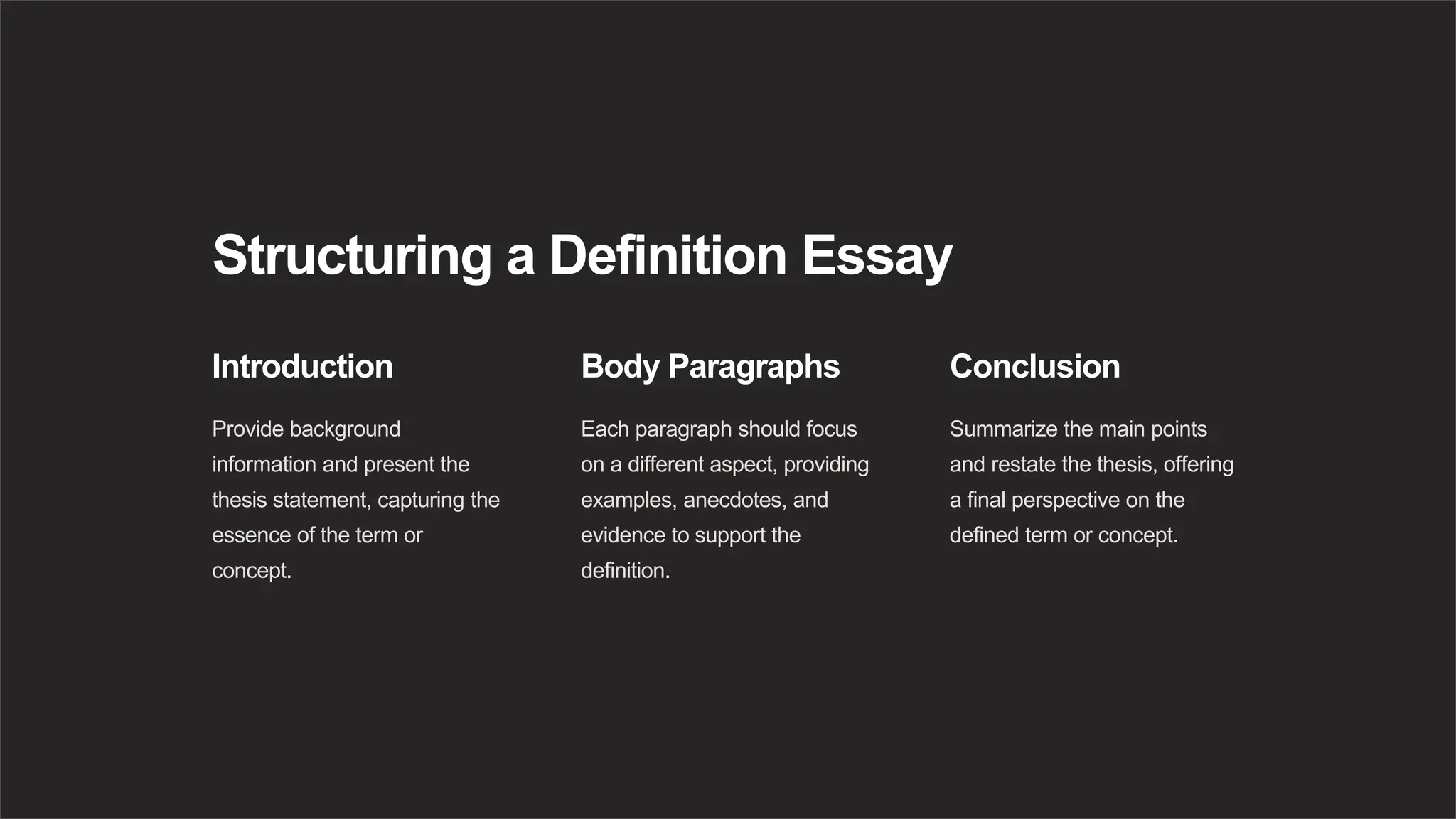 What Is a Definition Essay: Know the Meaning and Its Types | PPTX