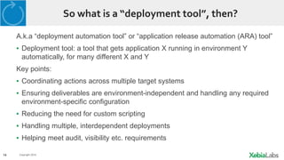 What is a Deployment Tool and How Can it Help Me? | PPTX | Cloud ...