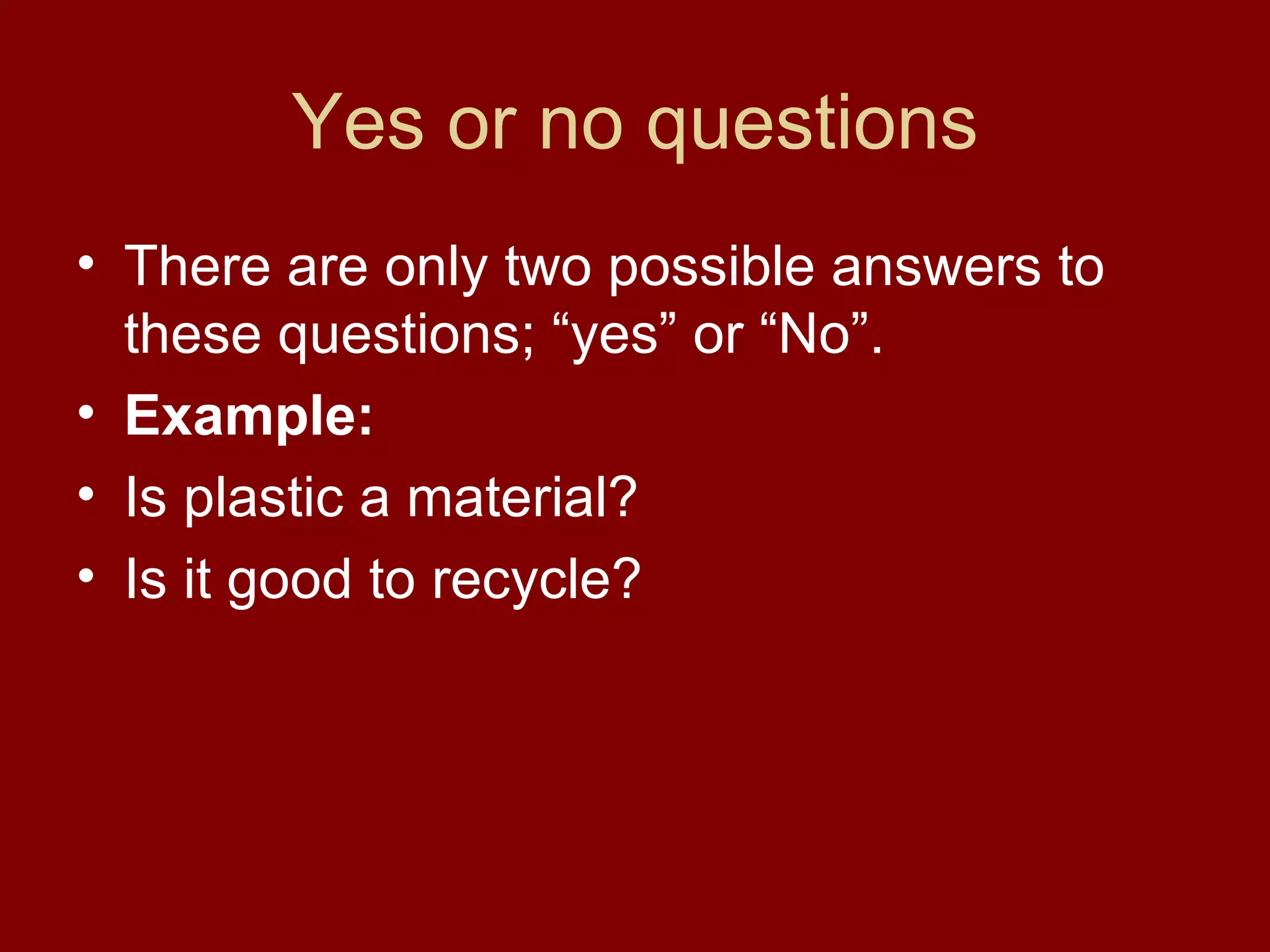 What is a good question.ppt