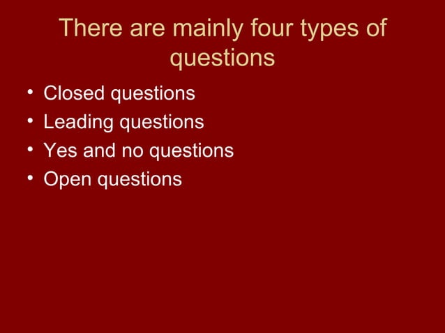 What is a good question.ppt
