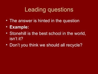 What is a good question.ppt