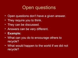 What is a good question.ppt