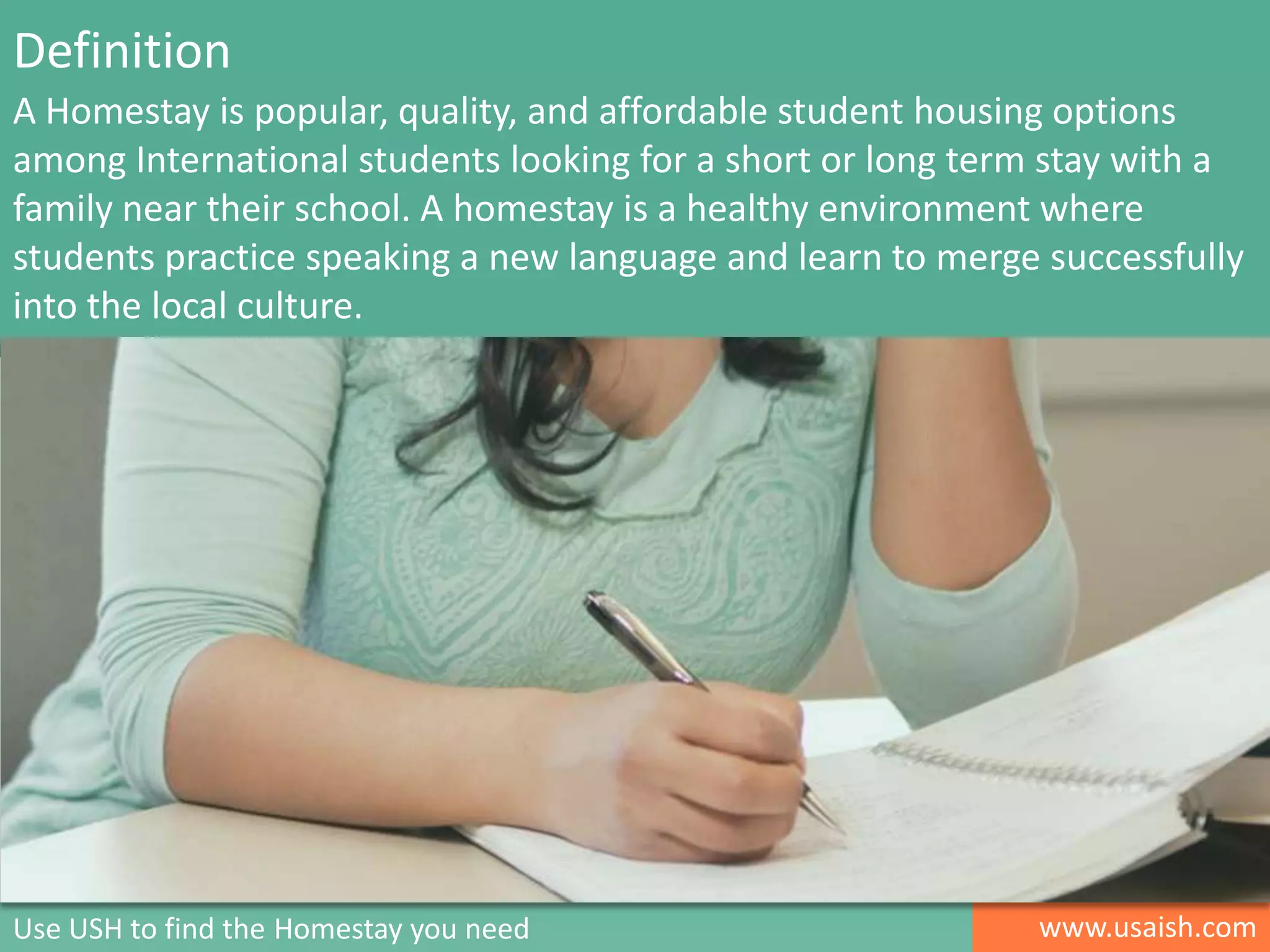 What is a Homestay? | PPTX
