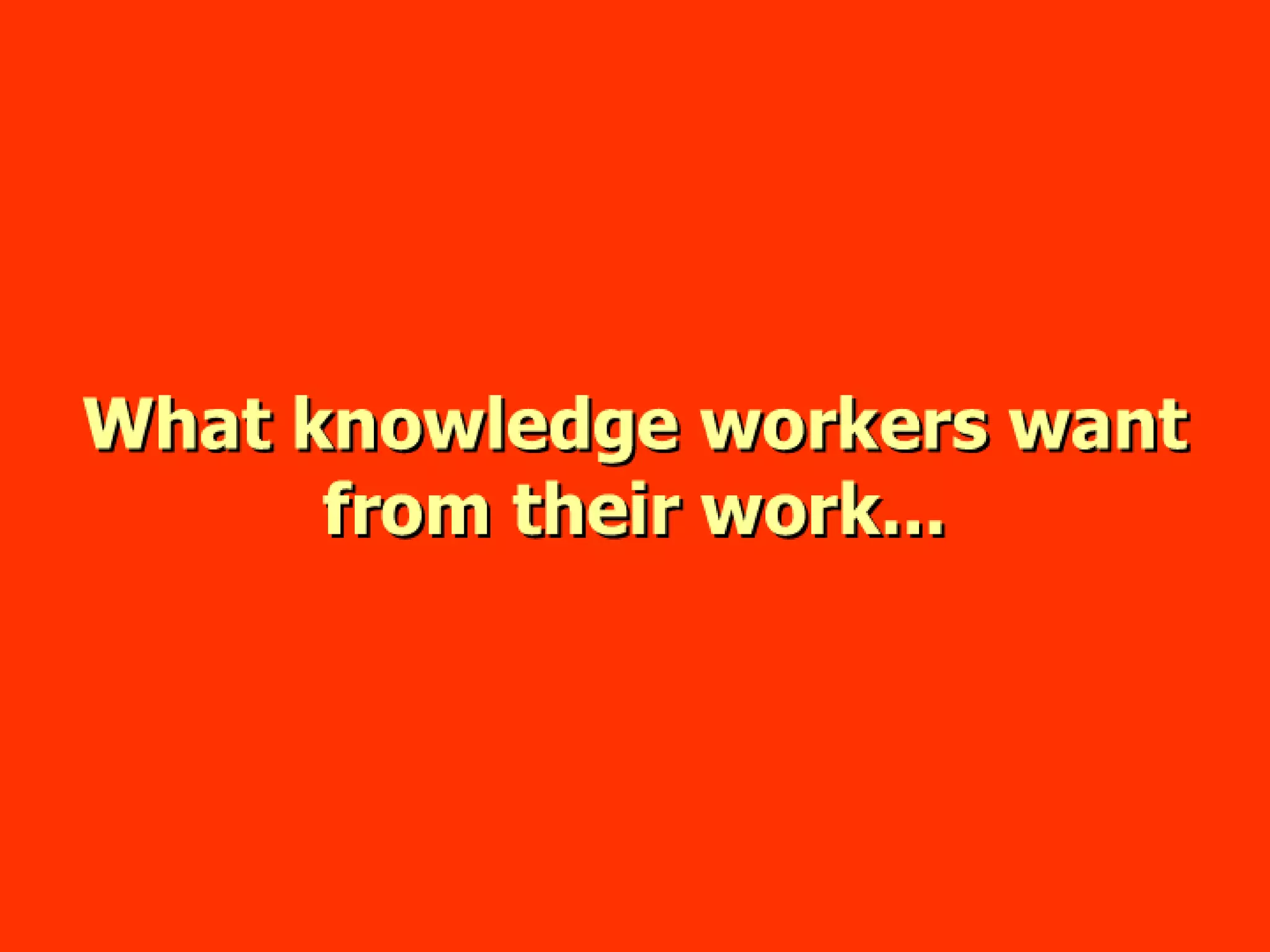 What Is A Knowledge Worker | PDF