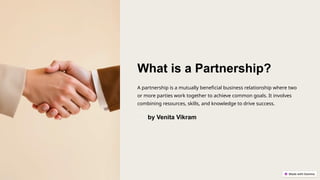 What is basically Partnership & importance | PPT