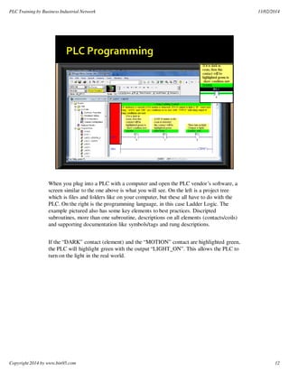 What is a PLC ? | PDF