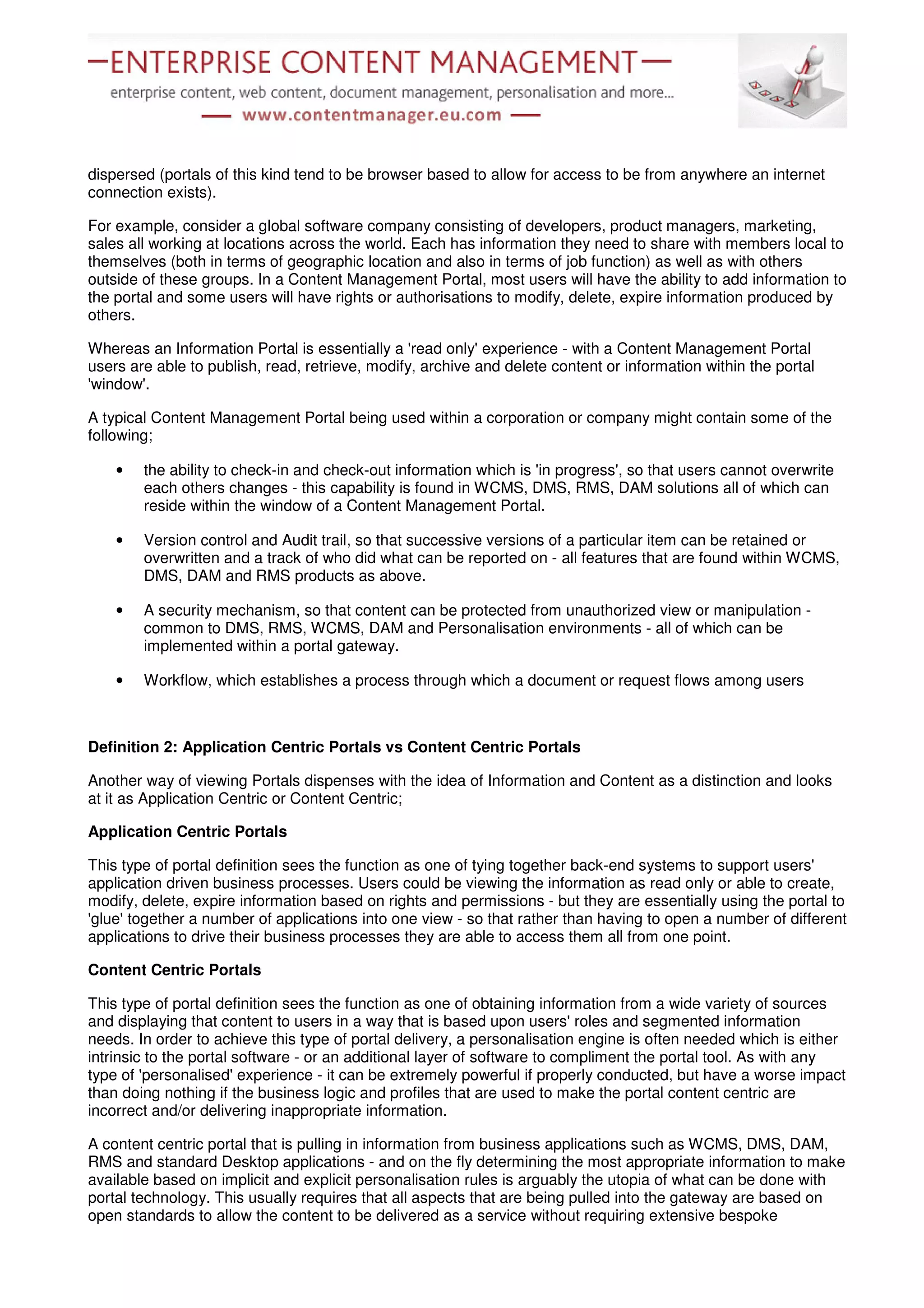 What Is A Portal | PDF | Internet | Computing