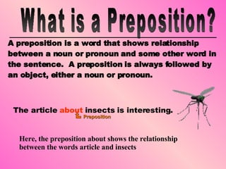What Is A Preposition? | PPT