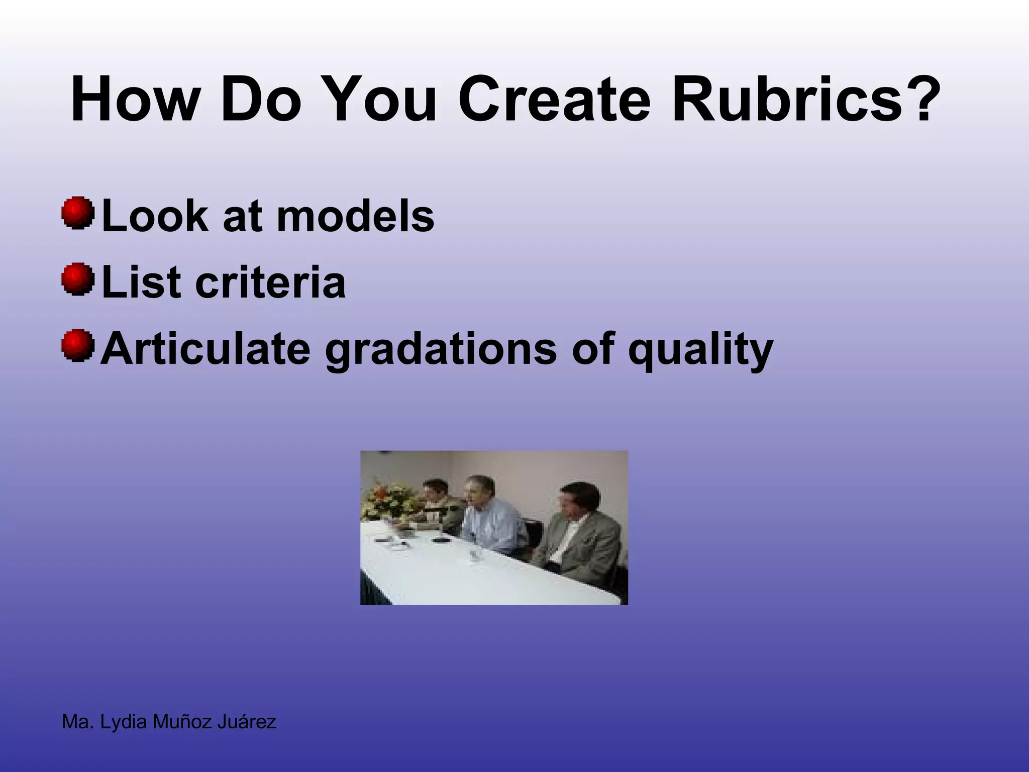 What Is A Rubric | PPT