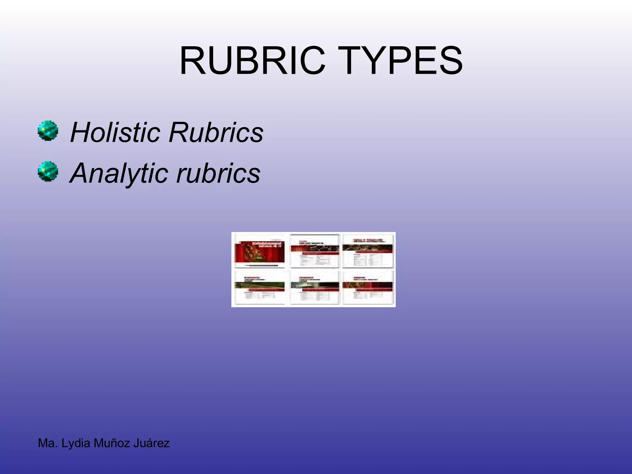 What Is A Rubric | PPT