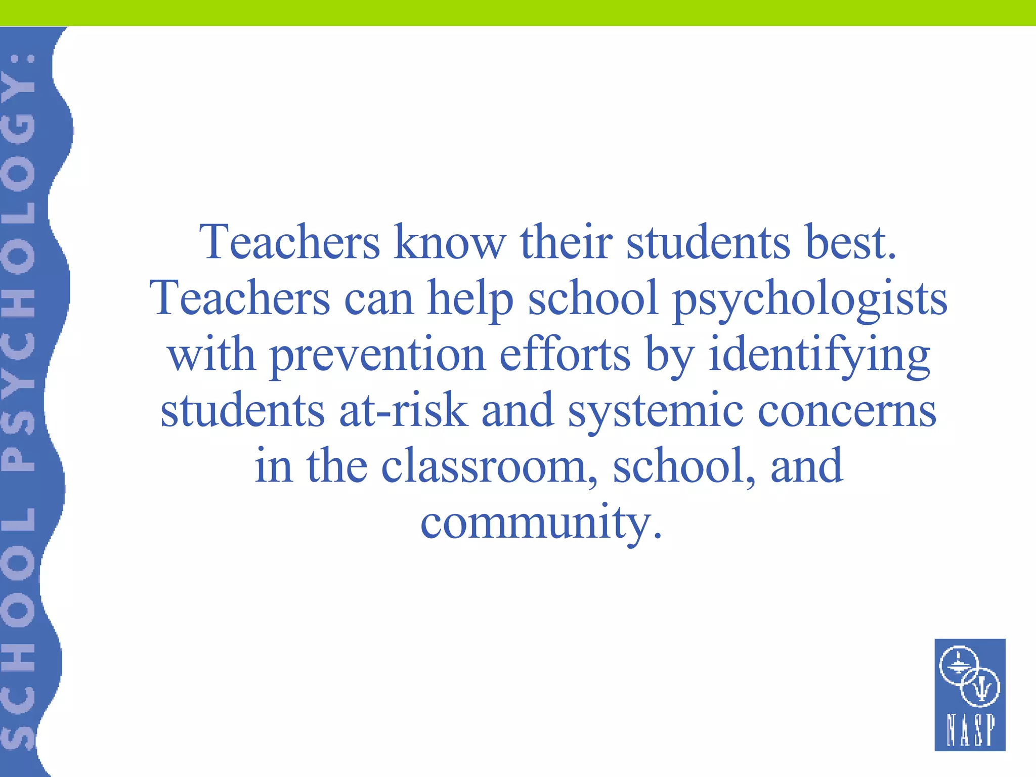 What Is A School Psychologist Powerpoint | PPT