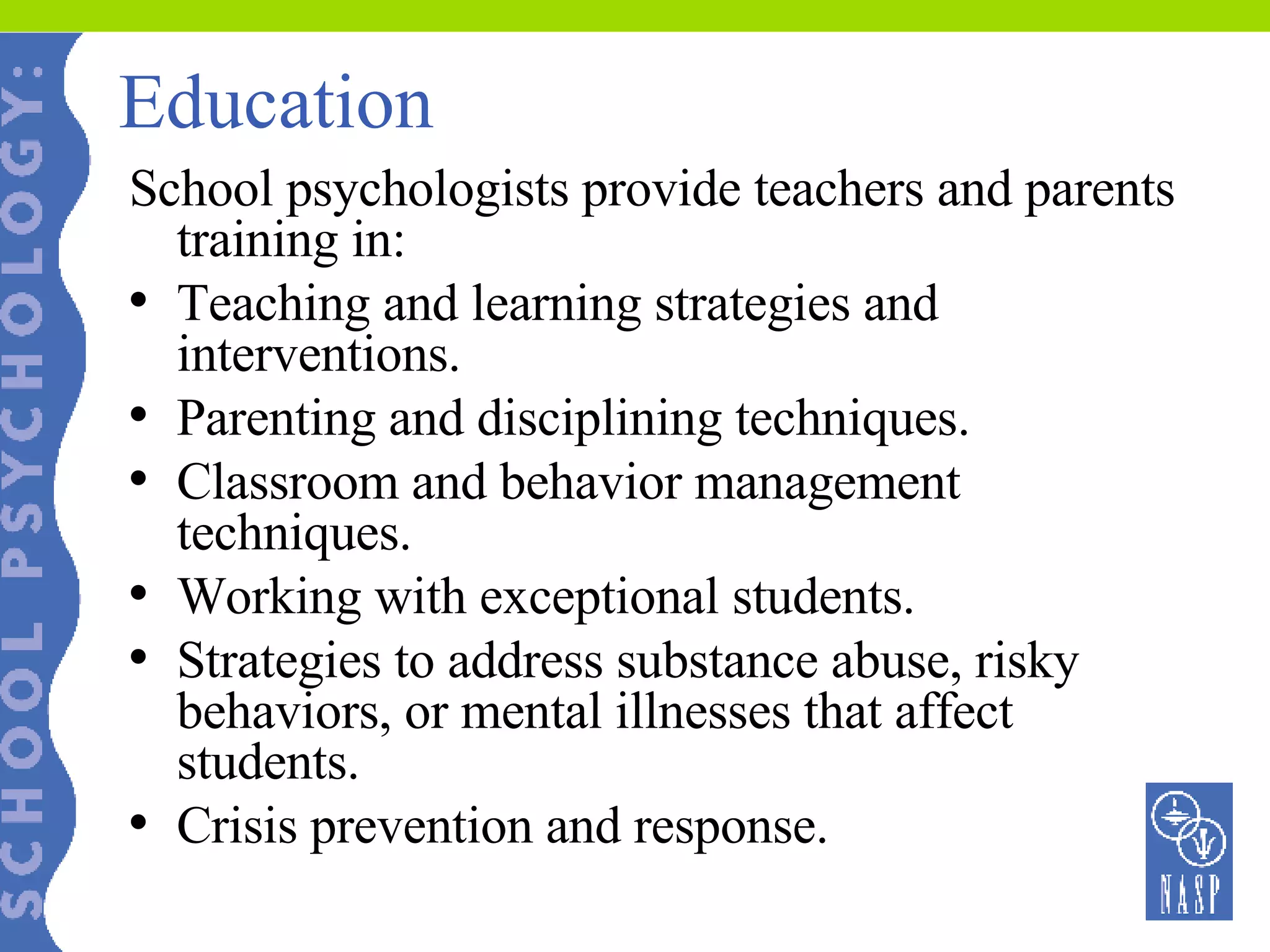 What Is A School Psychologist Powerpoint | PPT