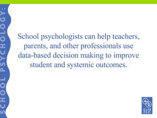 What Is A School Psychologist Powerpoint | PPT