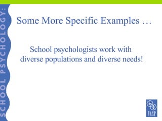 What Is A School Psychologist Powerpoint | PPT