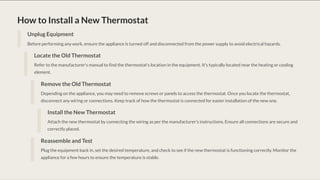 Understanding Thermostats and How They Work with the Types You Should Know | PDF