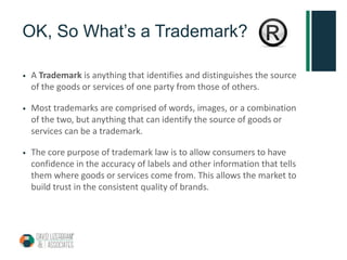What's a trademark store