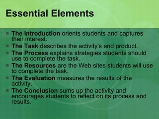 What Is A Webquest | PPT | Internet for Beginners | Internet