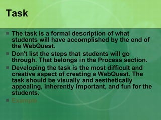 What Is A Webquest | PPT | Internet for Beginners | Internet