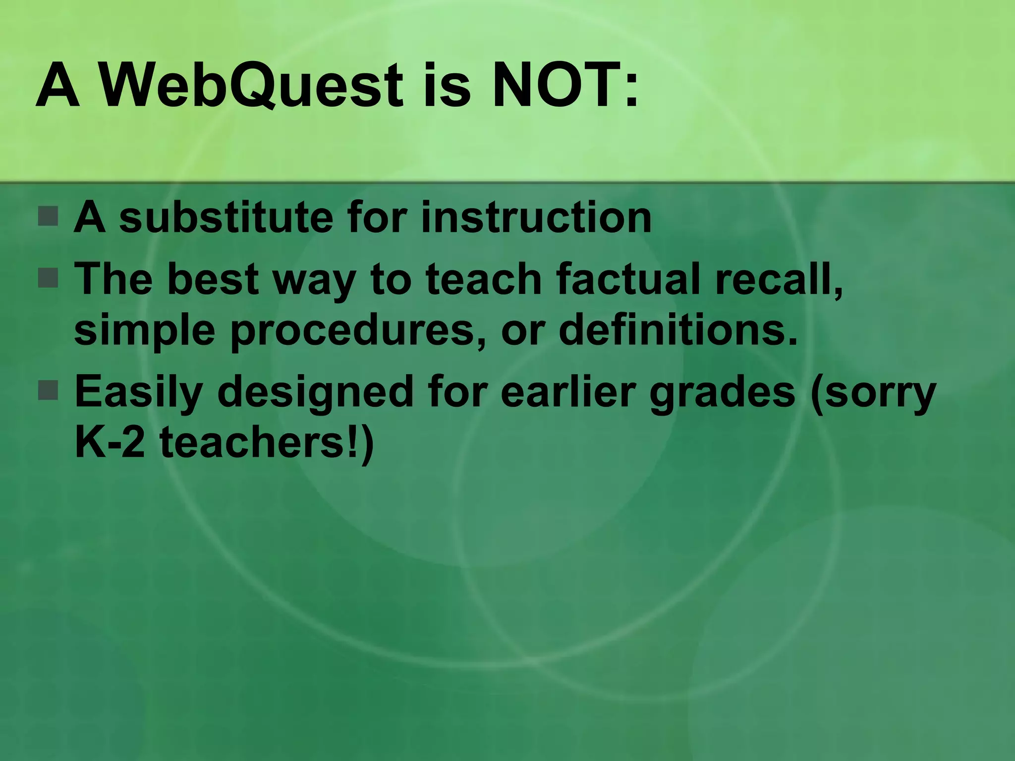 What is a WebQuest? | PPT