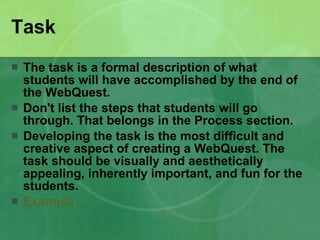 What is a WebQuest? | PPT