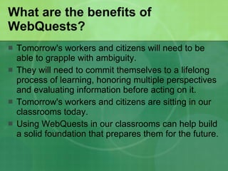 What is a WebQuest? | PPT