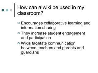 What Is A Wiki | PPT | Education