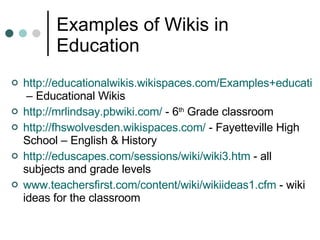 What Is A Wiki | PPT | Education