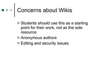 What Is A Wiki | PPT | Education