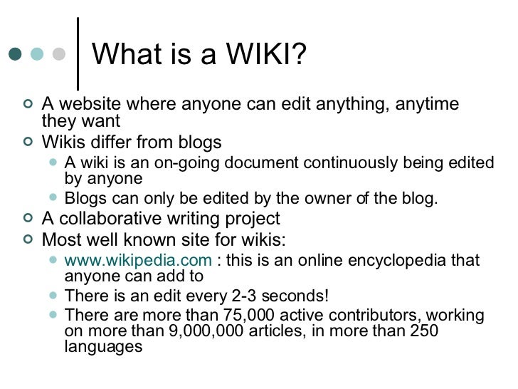 What Is A Wiki